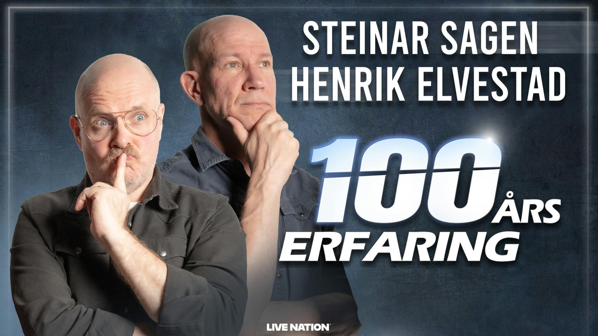 Steinar Sagen og Henrik Elvestad / 100 års erfaring - Hamar Kulturhus