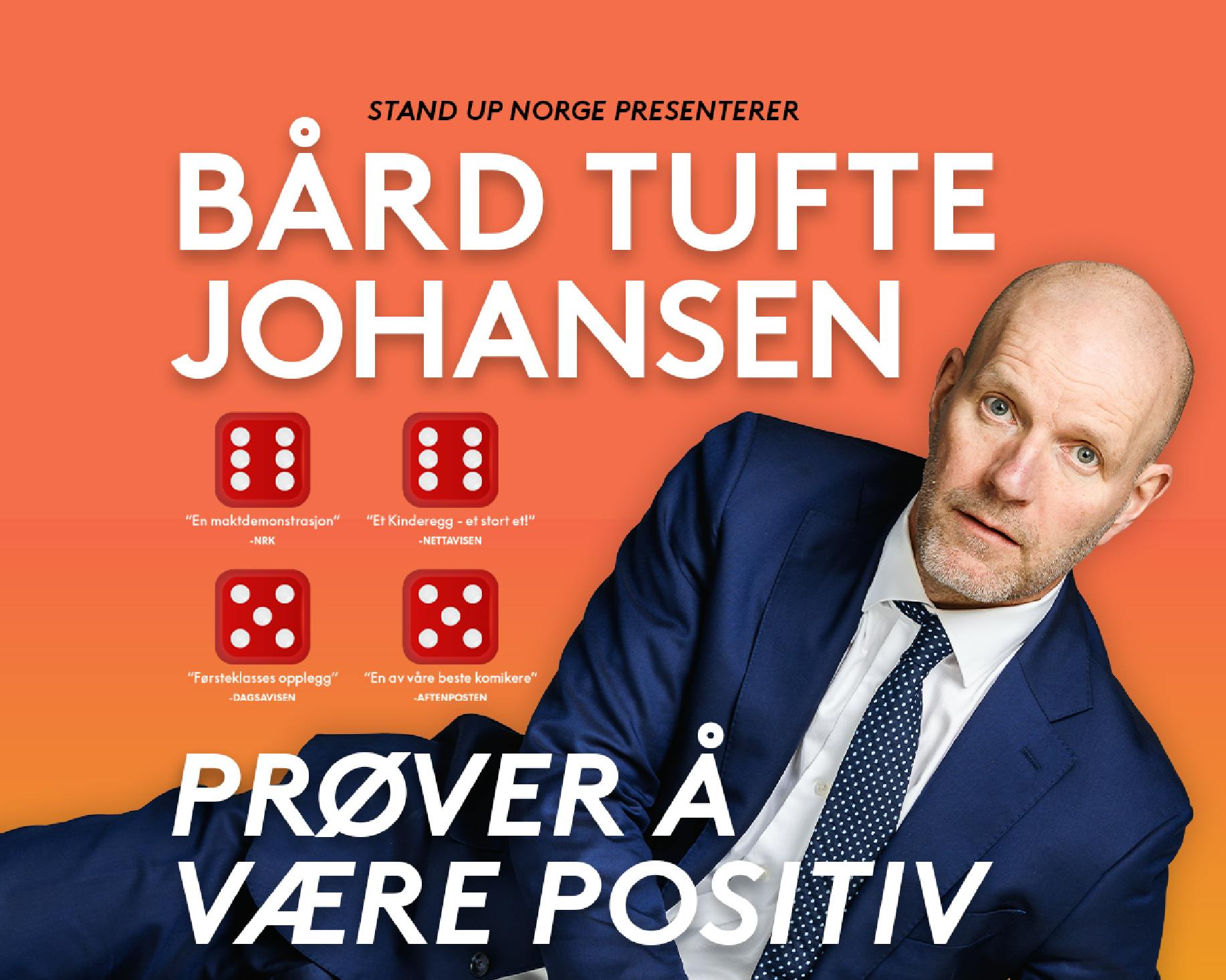 Bård Tufte Johansen - Prøver å være positiv - Hjertnes kulturhus